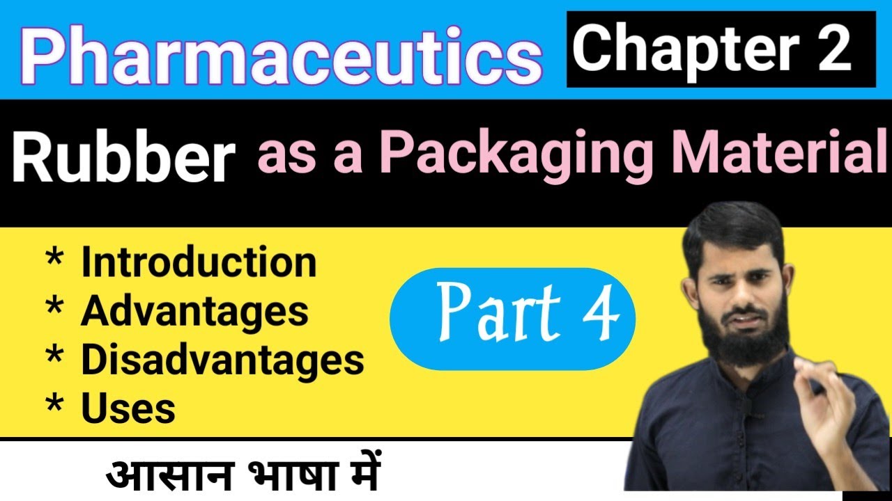 Rubber as a Packaging Material || pharmaceutics || types of #Rubber ...