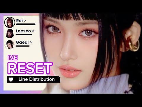 IVE - RESET (Line Distribution) - YouTube