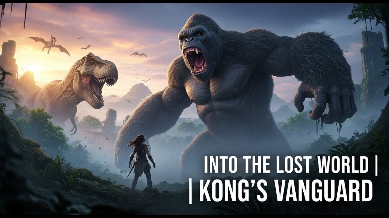 INTO THE LOST WORLD (Day 1) | AI Cinematic Survival Epic 🦖 | Kong's ...