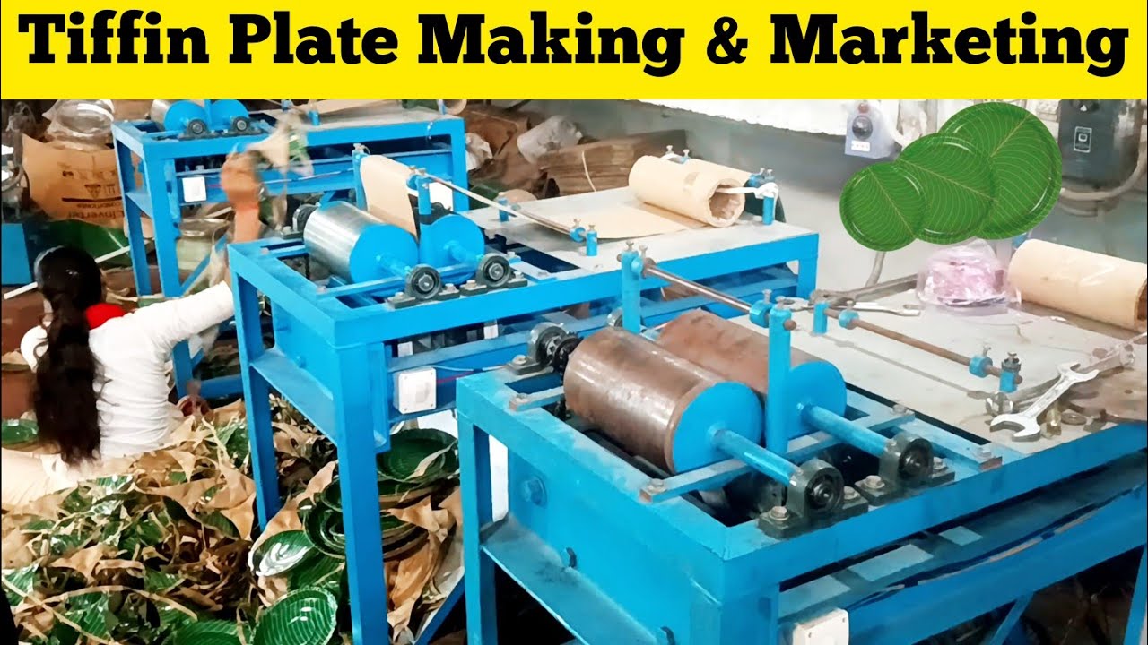 Tiffin Plate Making Machine | Tiffin Plate Laugh Udhyog Business ...