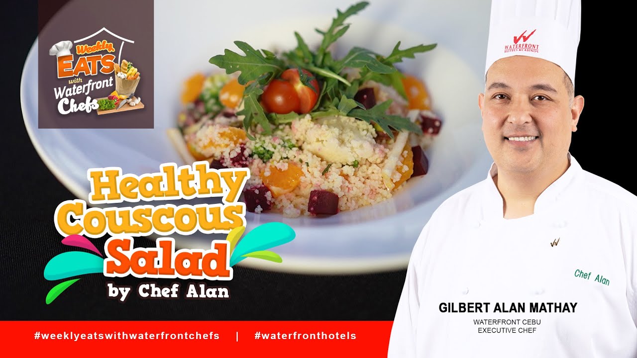 Weekly Eats Episode 2: Healthy Couscous Salad by Chef Alan - YouTube