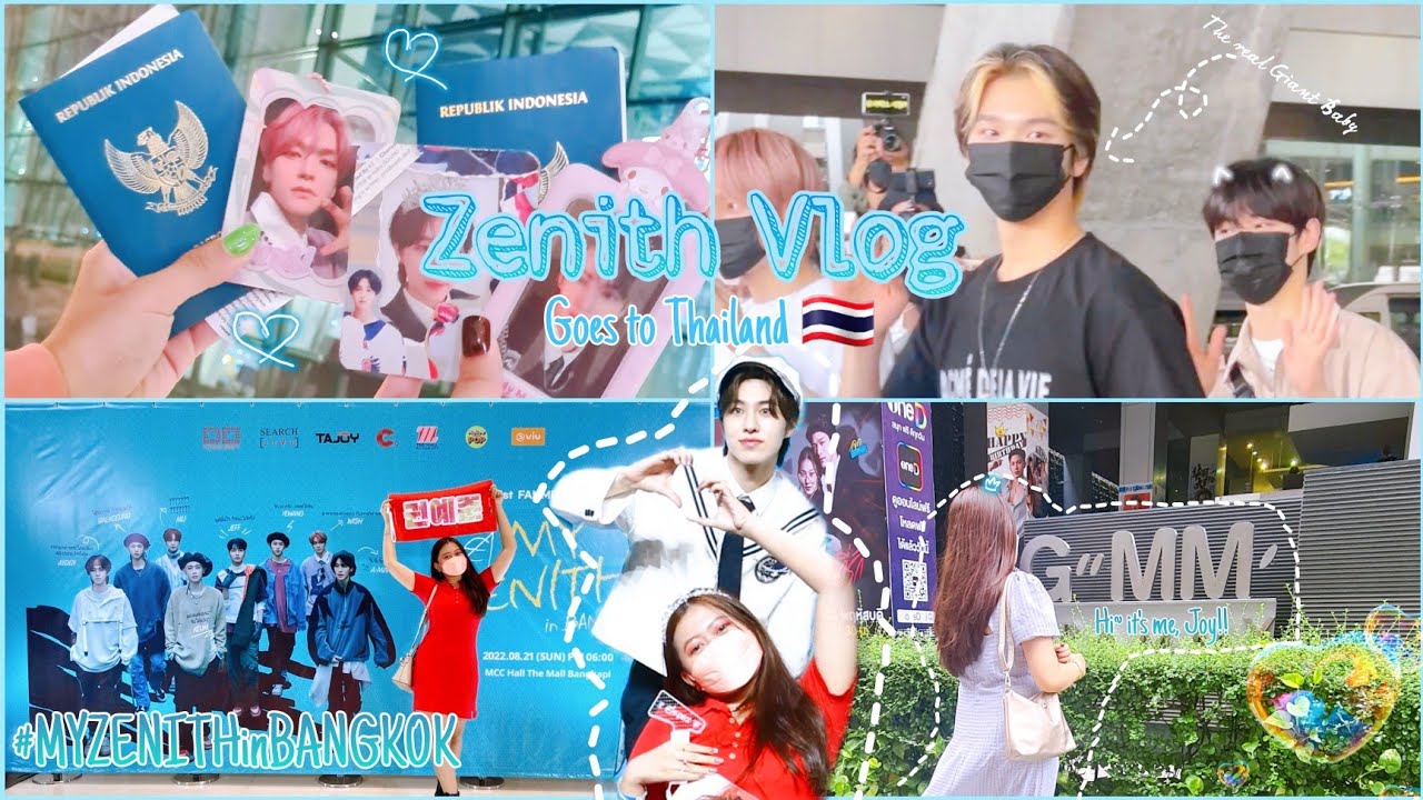 [제니스 브이로그 #03] - 이펙스 태국 팬미팅 || Zenith Vlog - EPEX 1st Fanmeeting in Thailand 🇹🇭 # ...