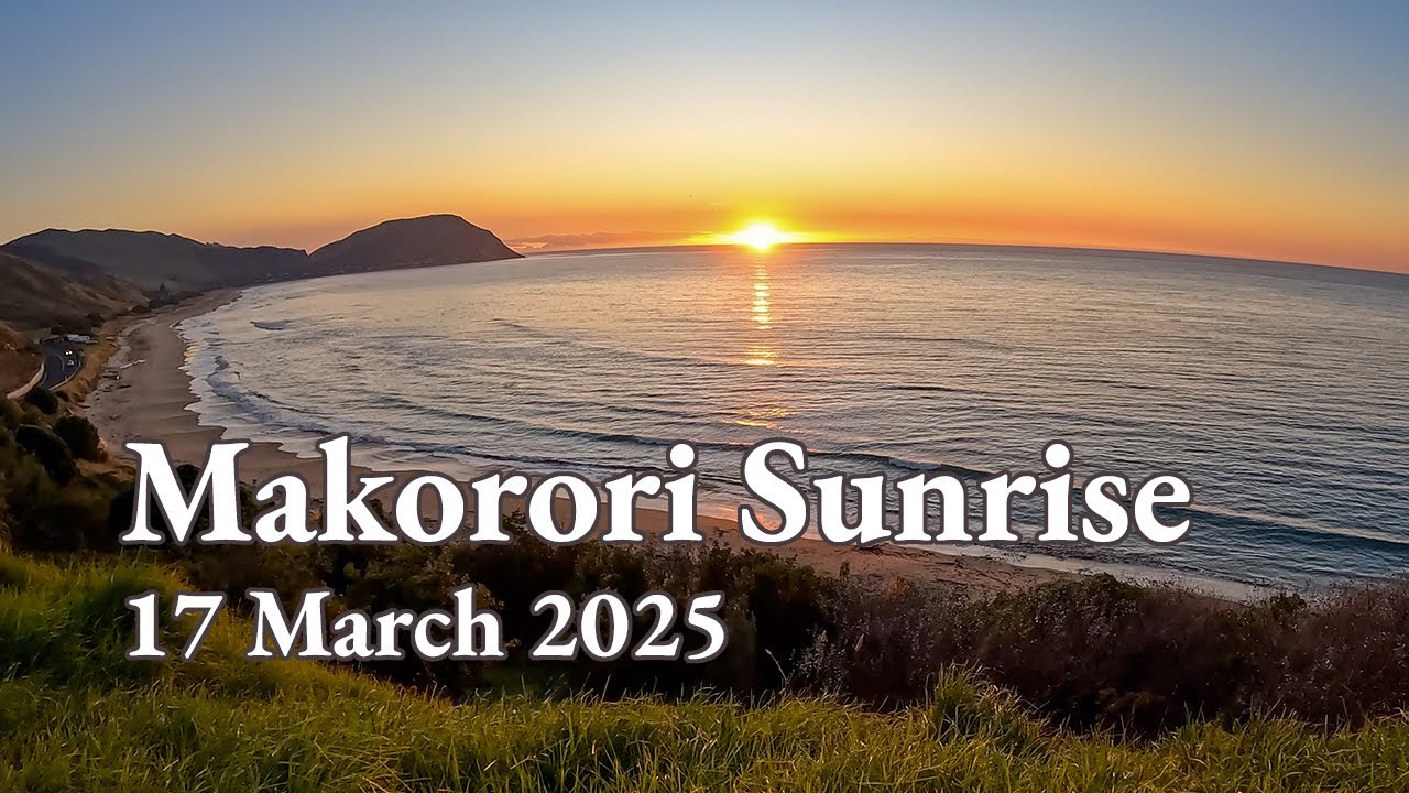 World's first sunrise, daily. Relax and watch the day dawn: 17 March ...