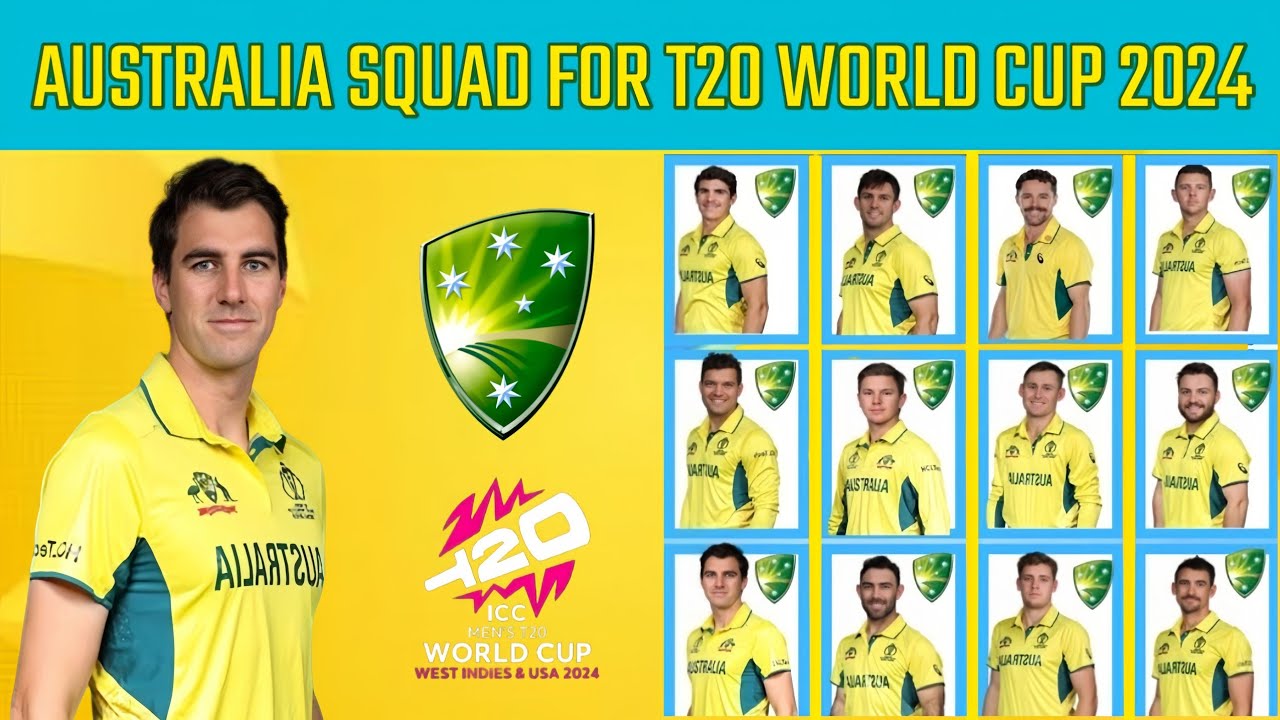 Australia Squad for Icc T20 World Cup 2024 | T20 World Cup 2024 ...