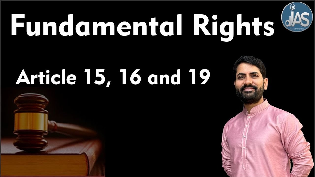 Fundmental Rights - Article 15,16 & 19 - YouTube