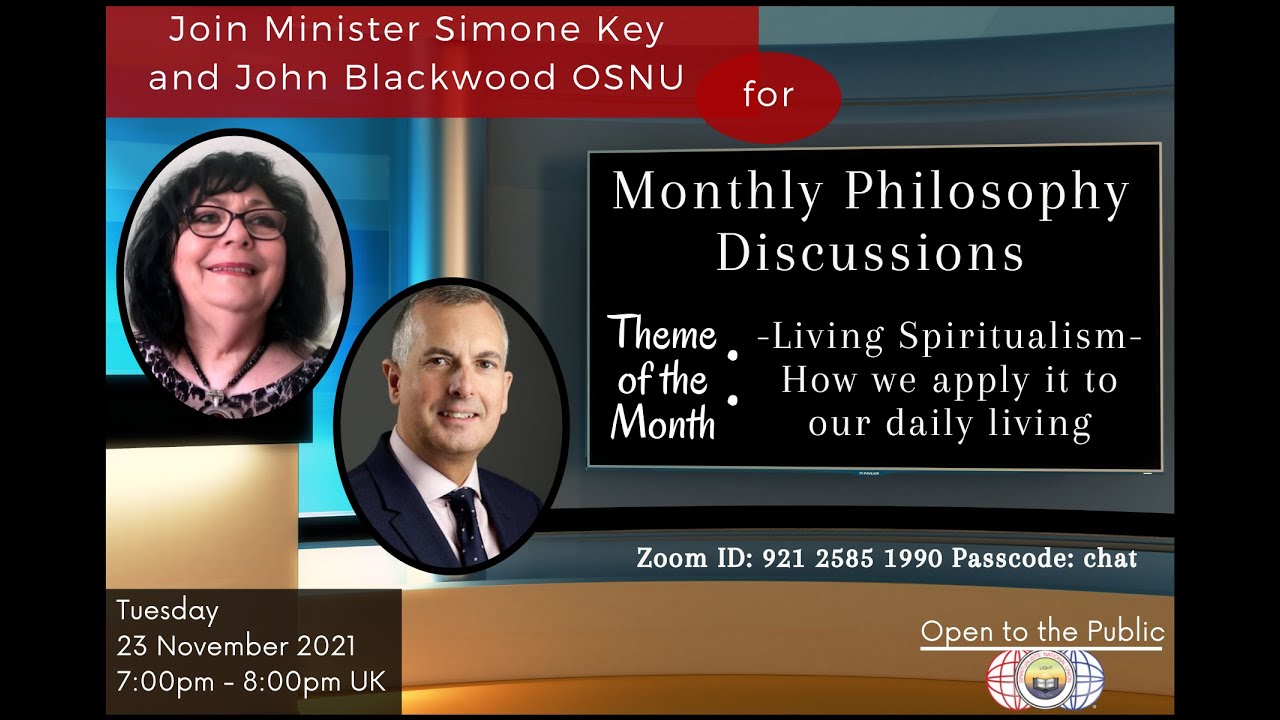 Philosophy Discussions with Minister Simone Key and John Blackwood OSNU ...