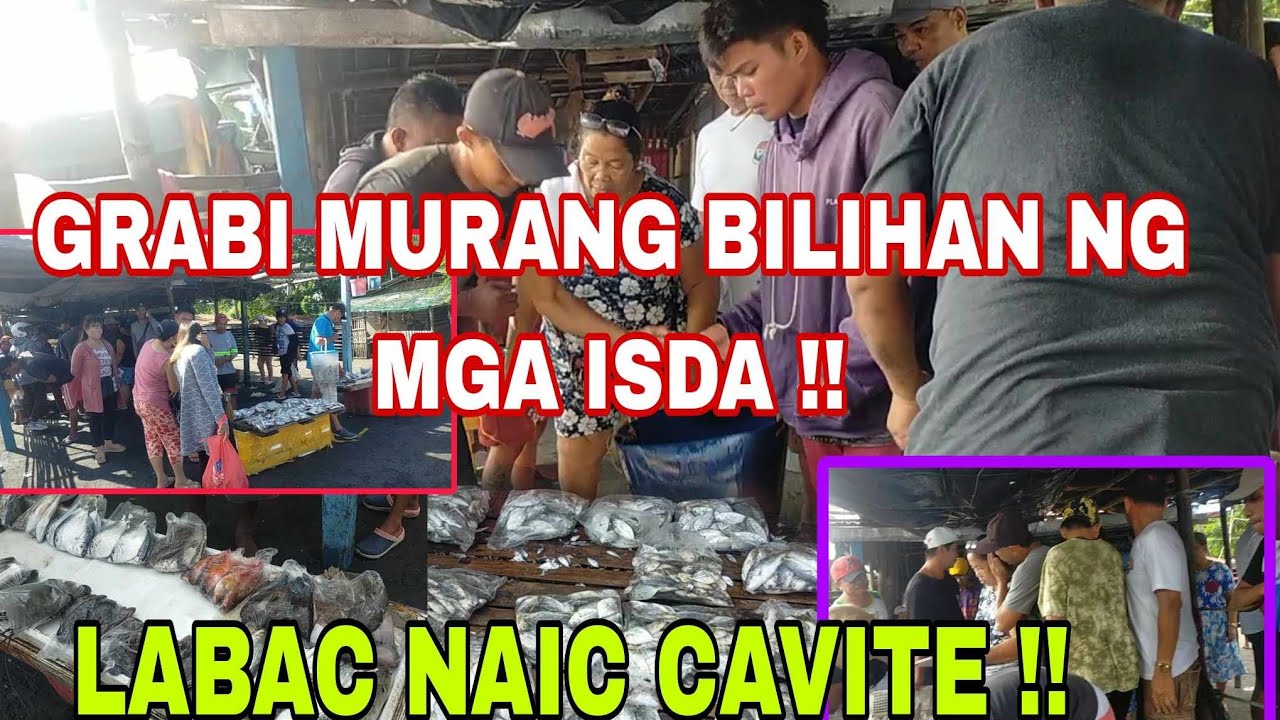 Grabi MURANG Bilihan ng Mga isda | Labac Naic Cavite #bulungan sa Naic ...