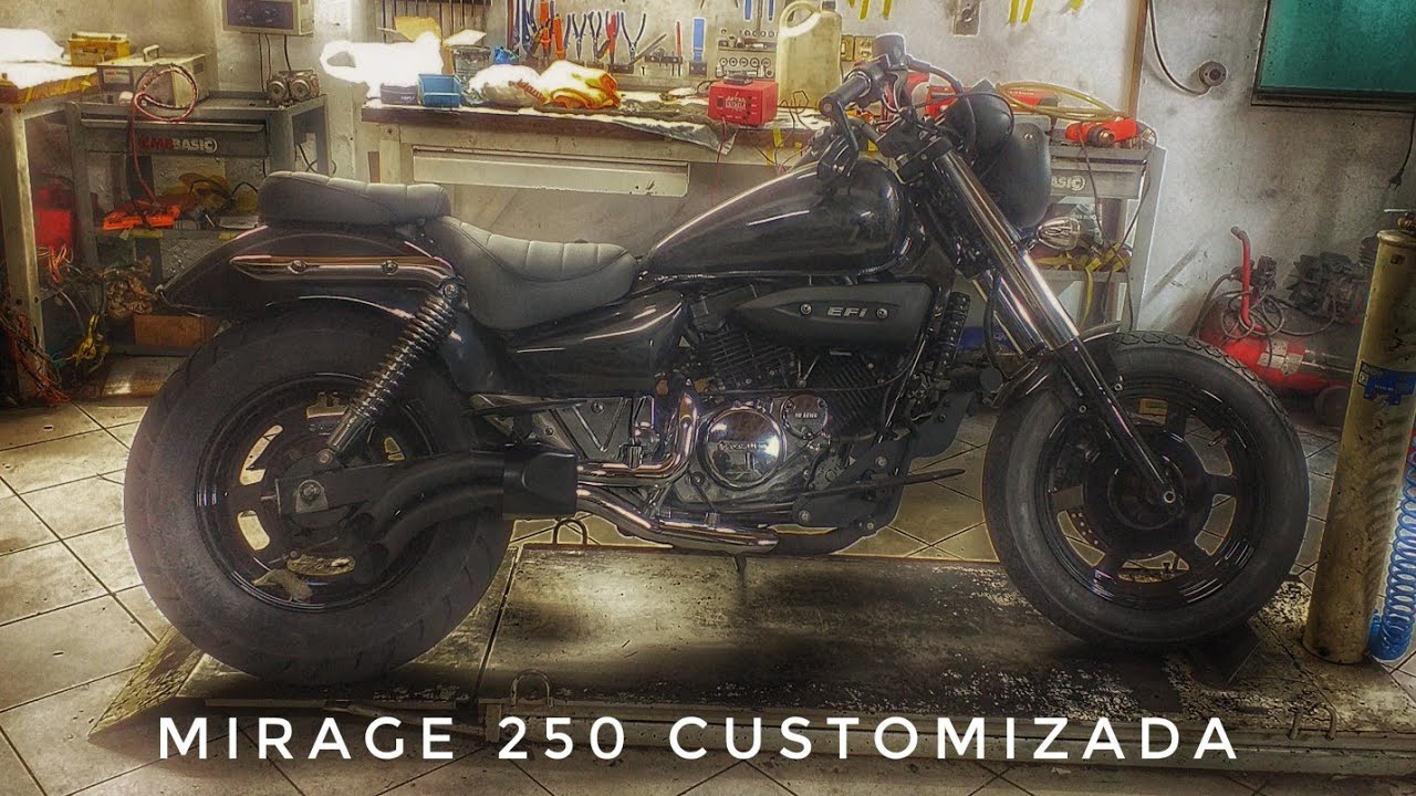 MIRAGE 250 CUSTOMIZADA (RESTAURADA DO ZERO) - YouTube