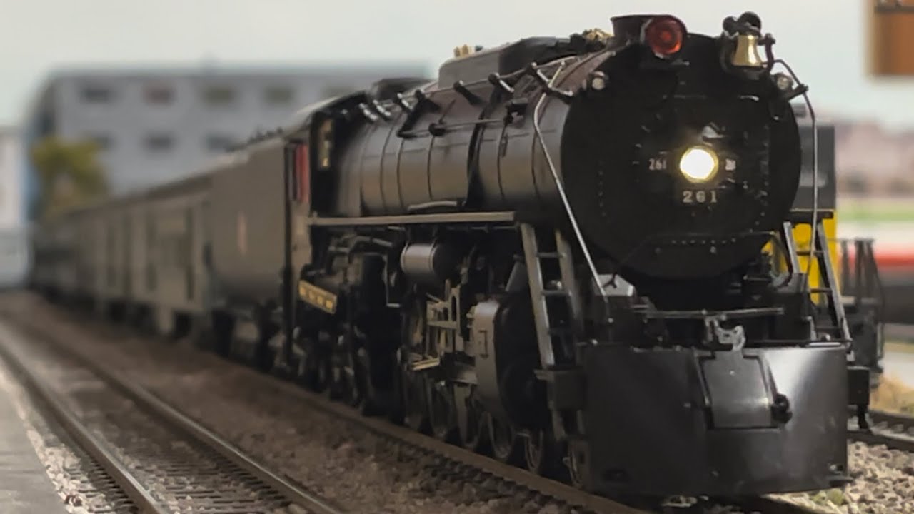 Summer Steam On The Paper Valley Model Railroad Ft. Milwaukee Road 261 ...