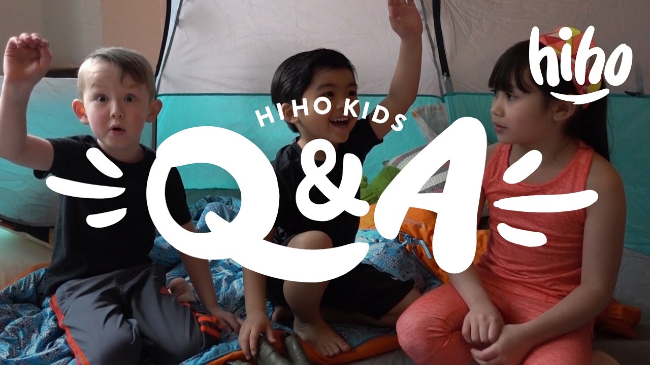 Tent Talks with The HiHo Kids | HiHo Kids - YouTube