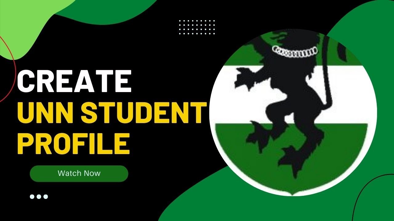 How to Create UNN Student Profile Portal - YouTube