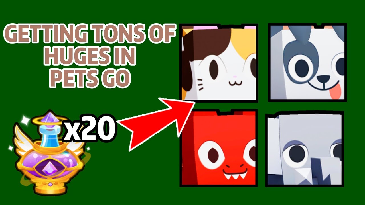 I Hatched tons of Huges in Pets Go - YouTube