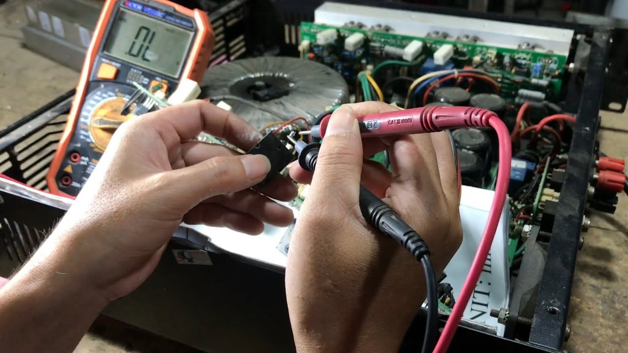 Full video on how to fix dead amplifiers and transistors - YouTube