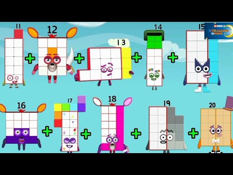 unlocks! Mathblocks skip counting 1 to 50| Numberblocks 1234 ...