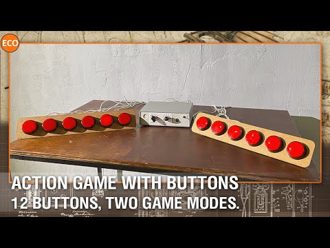 Action game with buttons. 12 buttons, two game modes. - YouTube