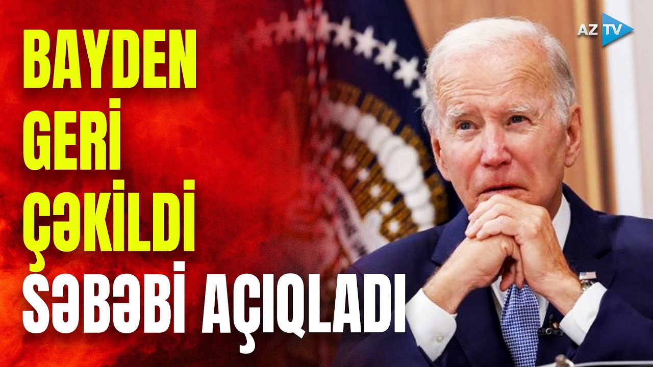 Bayden seçki yarışından çəkildikdən sonra İLK müraciətində bunları dedi ...