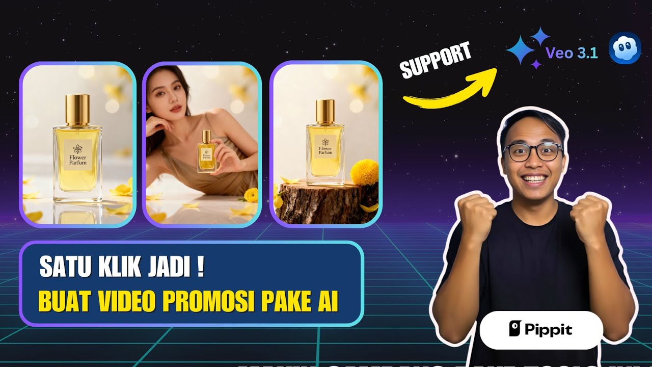Cara Bikin Video Promosi Cuma Dari Foto! Tutorial Pippit AI (Support VEO 3 & Sora) - YouTube