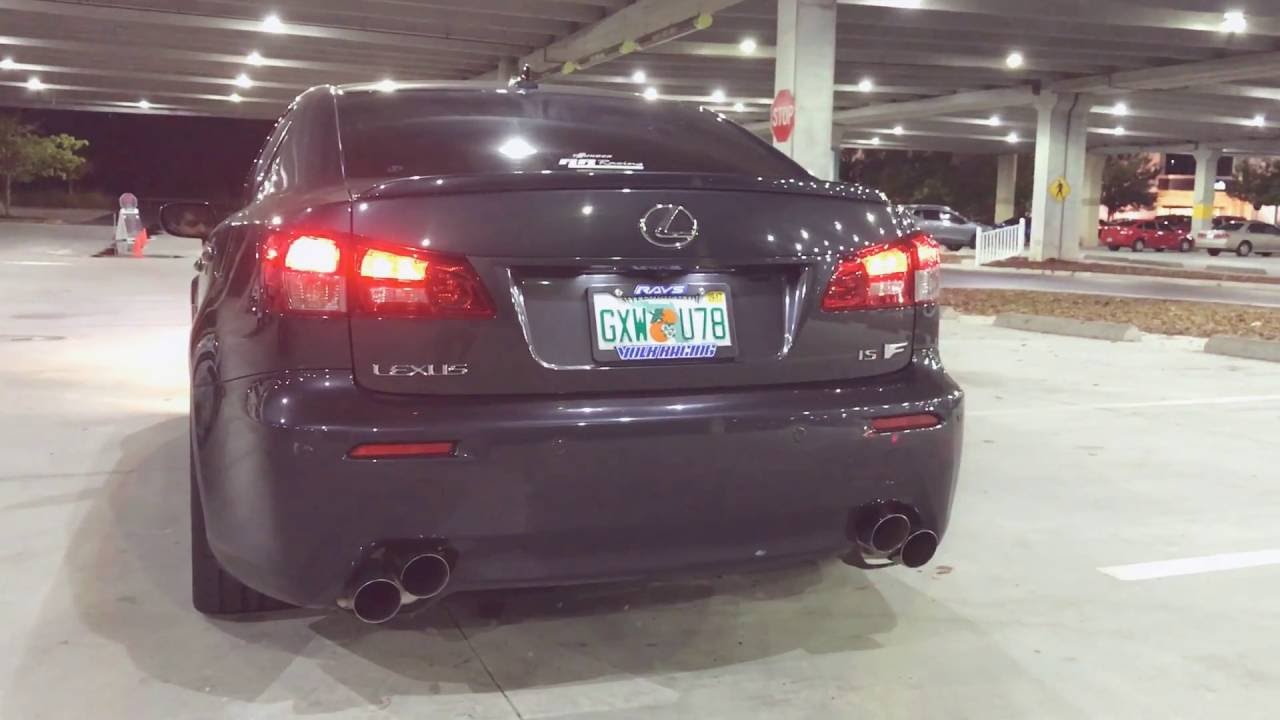 Lexus ISF - Custom Exhaust System - YouTube