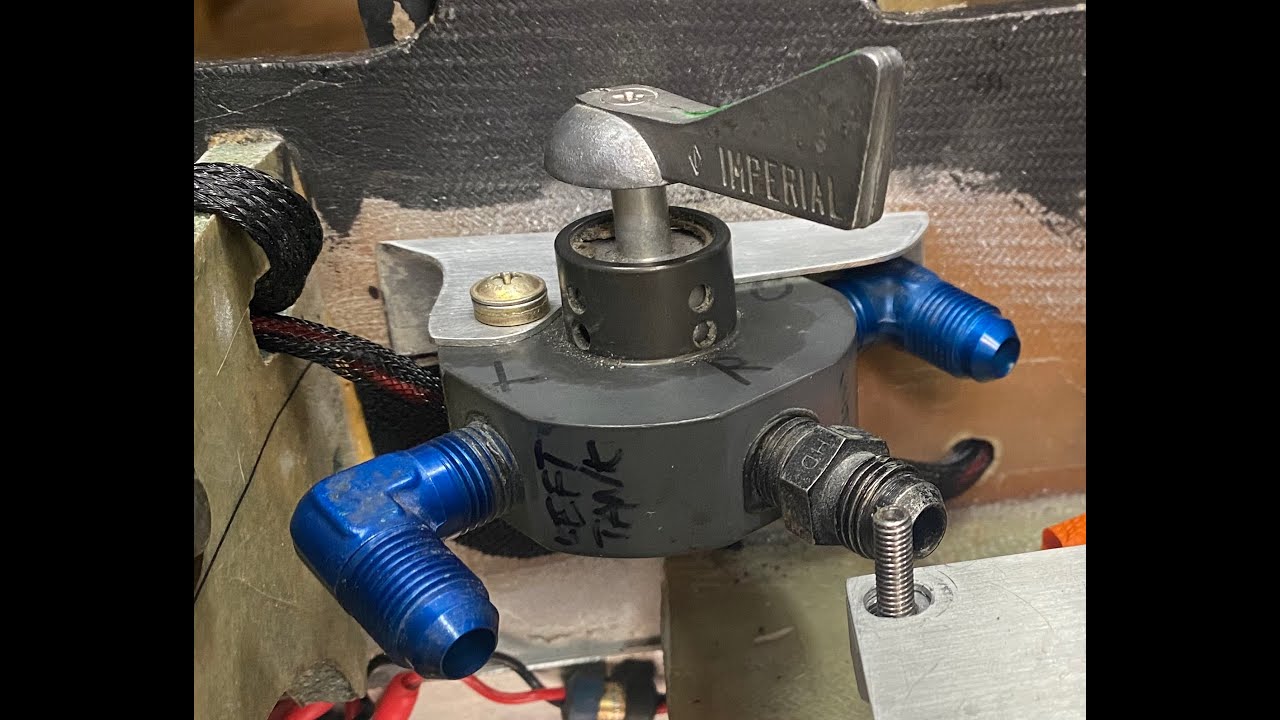 Fuel Injection Conversion - Fuel Selector Leak - YouTube