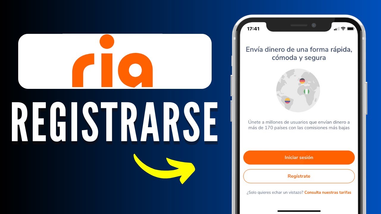 Cómo Registrarse en Ria Money Transfer (Rápido y Fácil) - YouTube