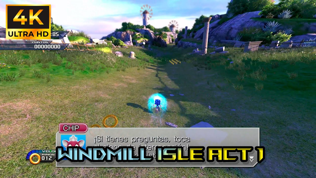 Sonic Unleashed 4k - Windmill Isle Act 1 day - YouTube