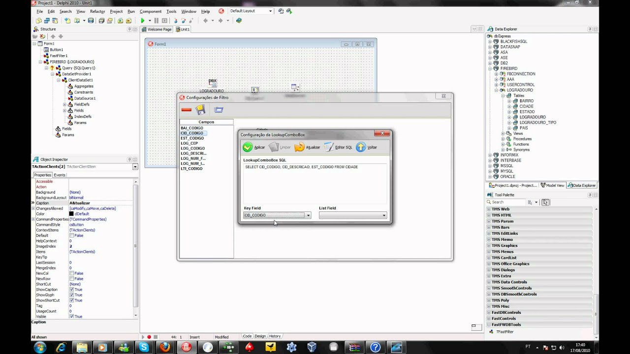 Idéia de componente de pesquisa Delphi XE 2 (FireMonkey) - YouTube