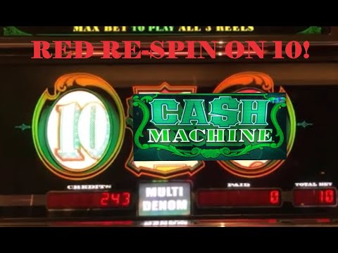 CASINO SLOTS: CASH MACHINE SLOT PLAY! RE-SPINS! RED RESPINS! ON 10 ...