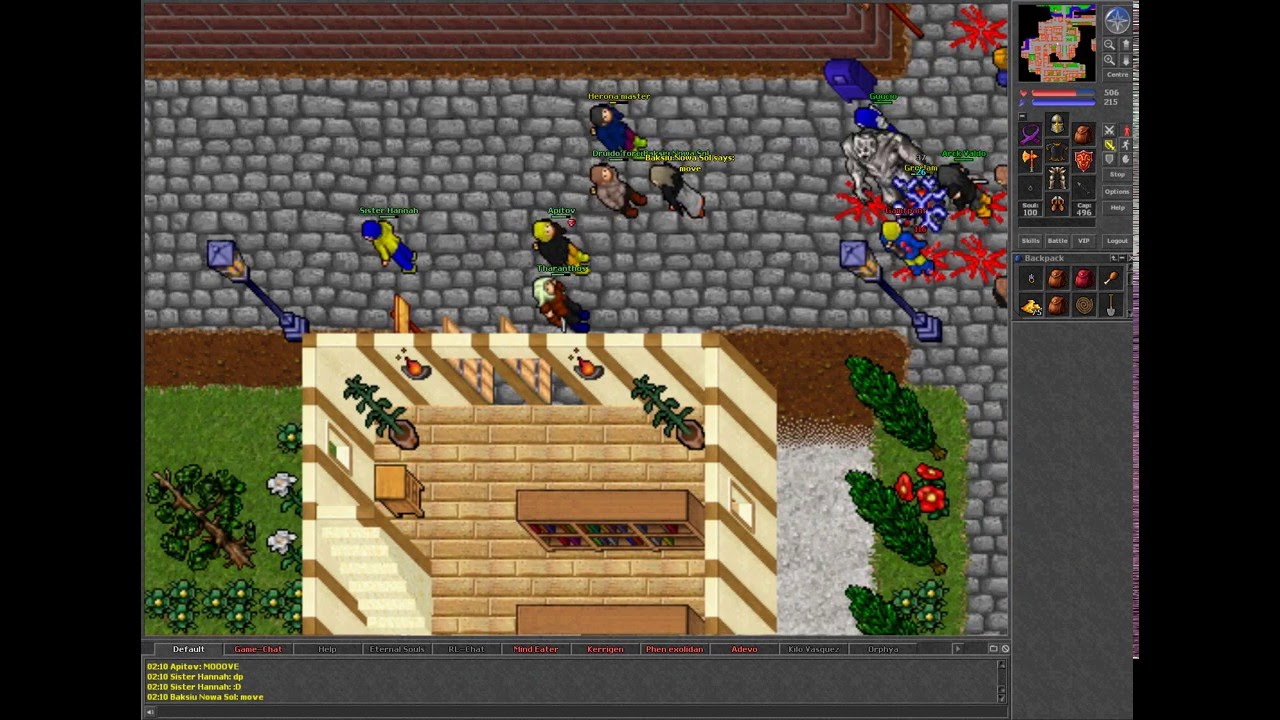 Old Tibia - Grorlam Lured 2 - YouTube