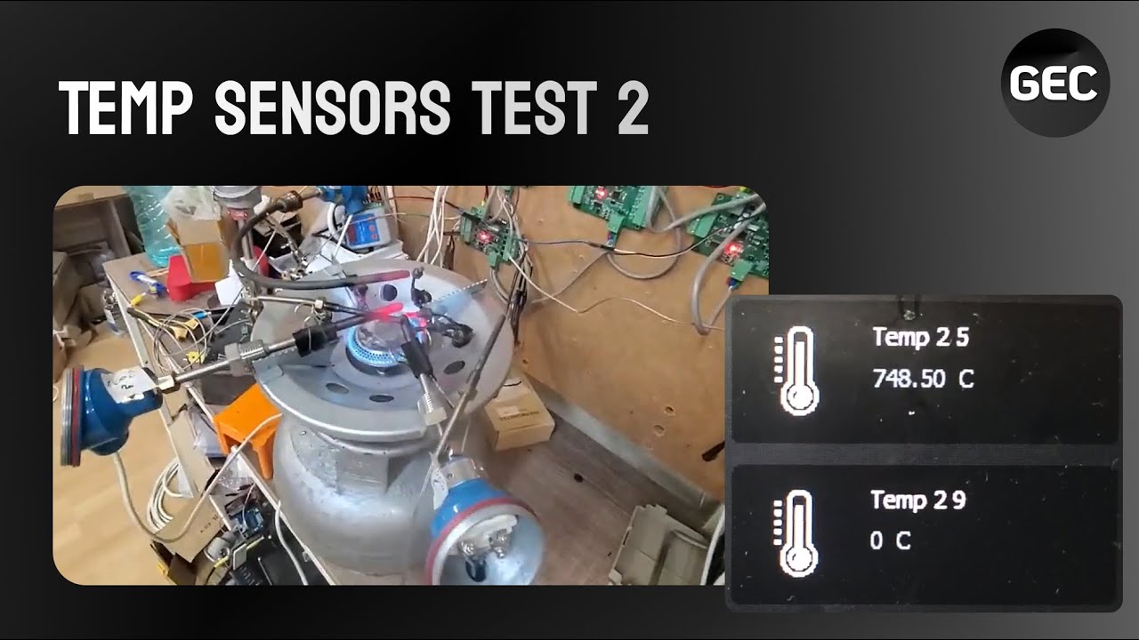 Temp sensors test 2 (Blend Energy) - YouTube