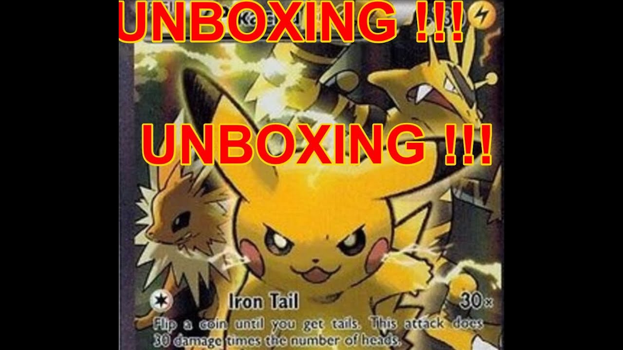 Pokemon Red & Blue Collection Pikachu-EX 20th Anniversary Unboxing ...