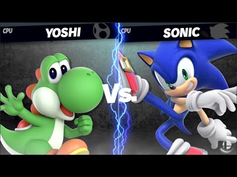 Yoshi VS Sonic - YouTube