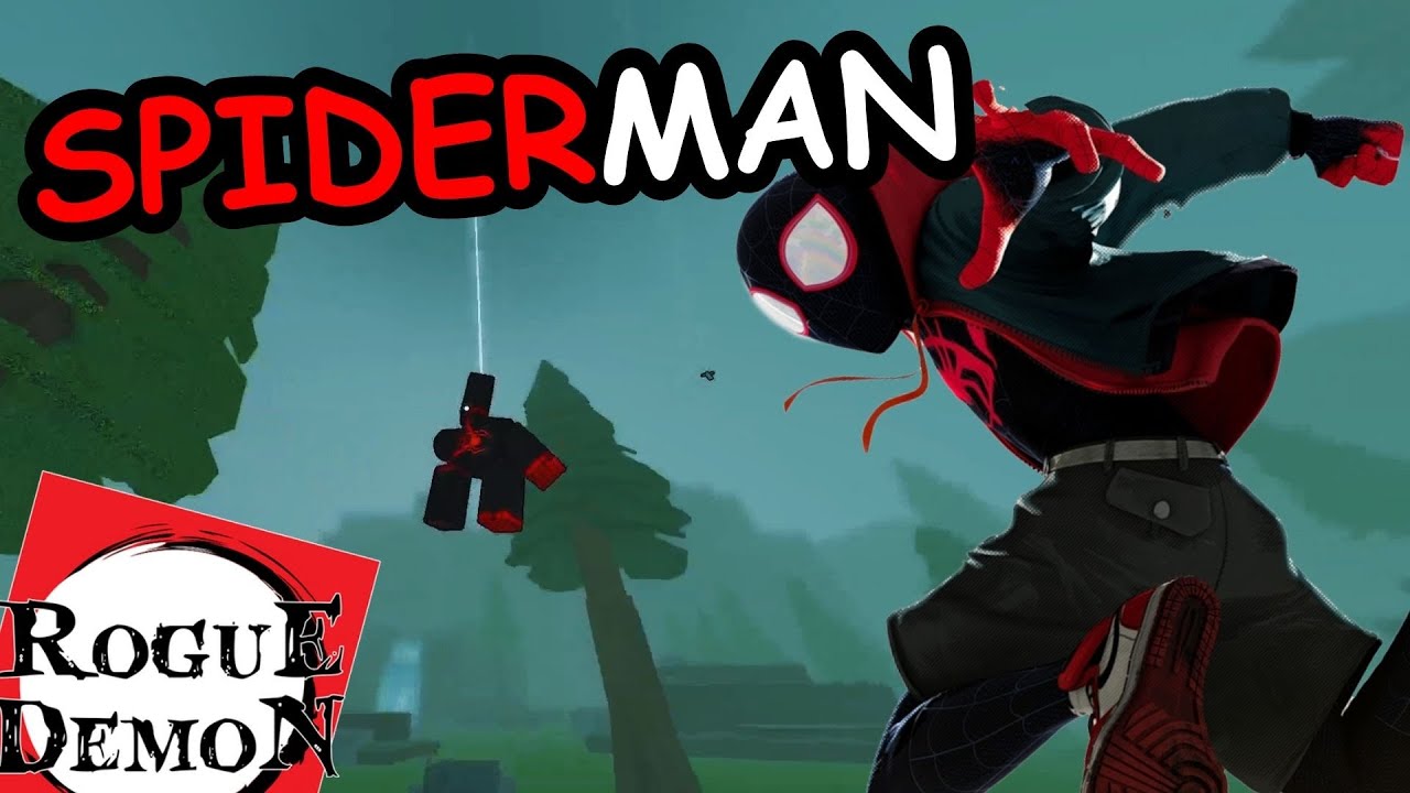 FLYING AROUND USING THE SPIDER MAN SPEC IN ROGUE DEMON - YouTube