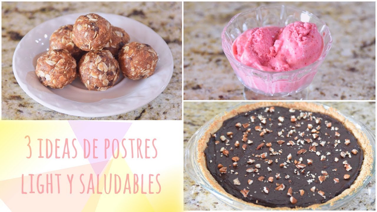 3 ideas de postres light (Saludables, fáciles y deliciosos) | Vanilla ...
