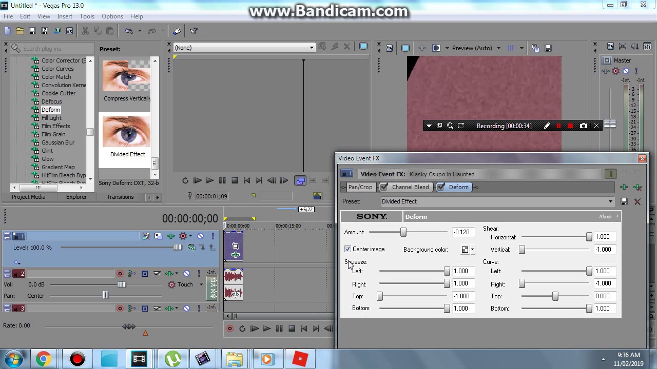 How To Make Divided Effect on Sony Vegas - YouTube