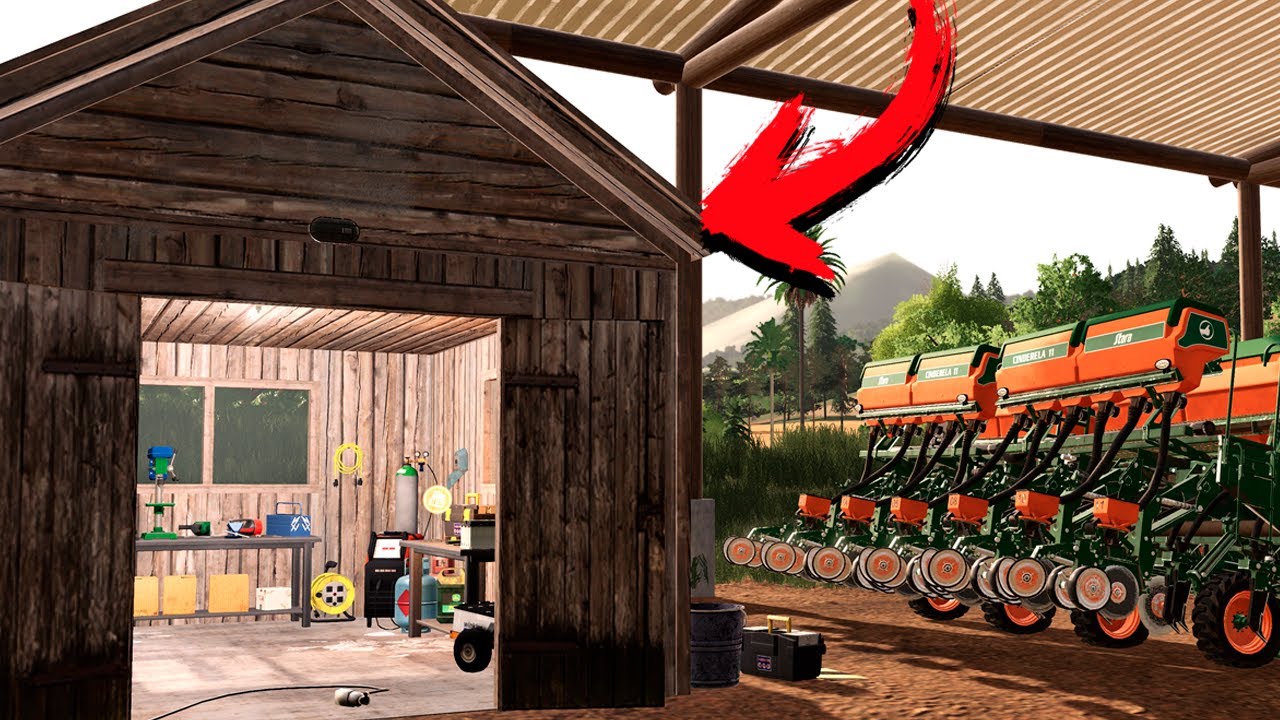 A oficina mais completa do farming simulator 19|Novo save game| Sou do ...