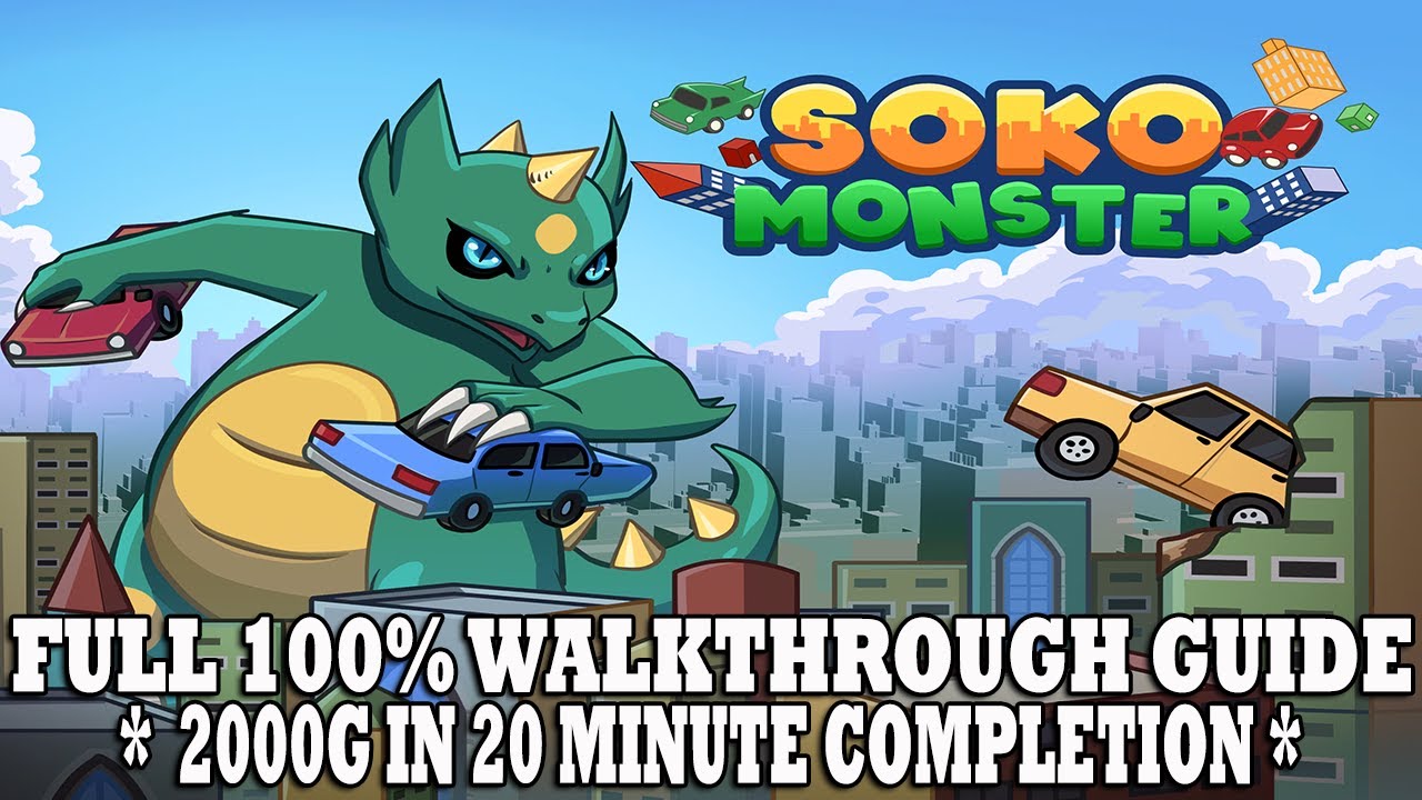 Sokomonster 100% Achievement Walkthrough | 2000G in 20 minutes | Fast ...
