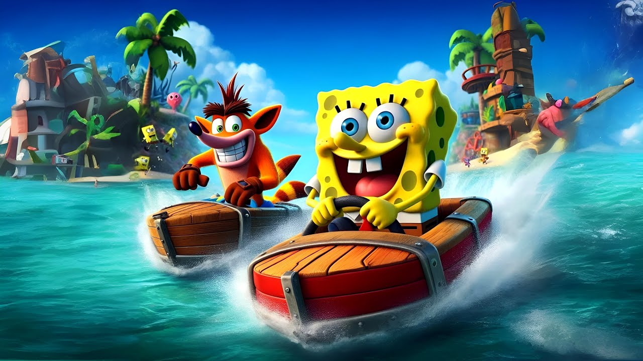 SpongeBob vs Crash Bandicoot - YouTube