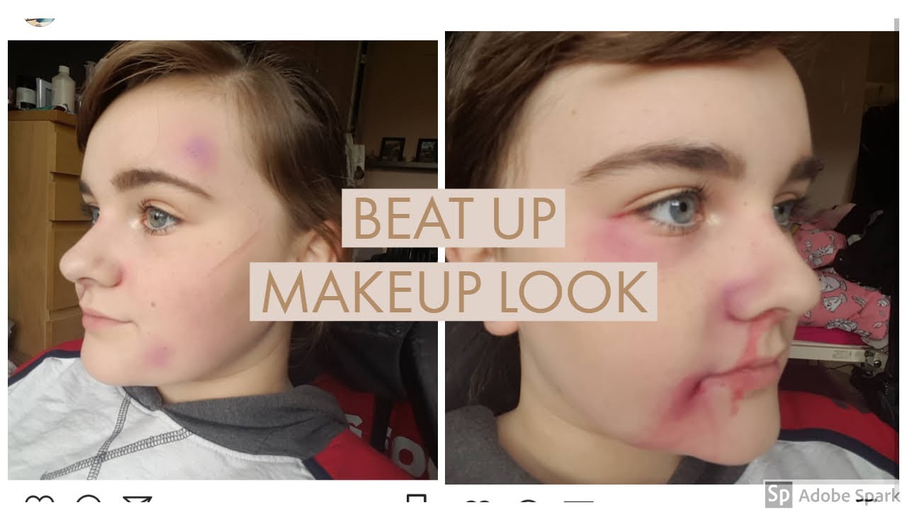 BEAT UP MAKEUP LOOK | MEGAN HIERONS - YouTube