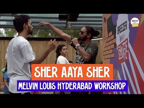 Sher Aaya Sher | Melvin Louis ft. X Hyderabad Breezer VIVID Shuffle Workshop