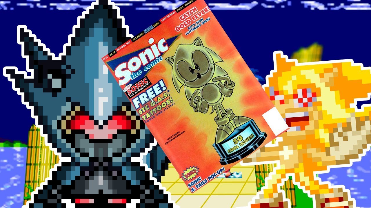 Sprite Animation: Fleetway Sonic vs Metallix (my collab part) - YouTube