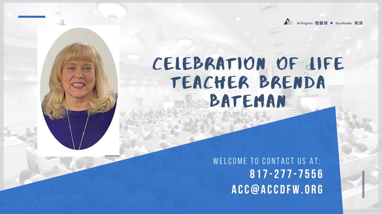 1/25/2025 Celebration of Life for Teacher Brenda Bateman - YouTube