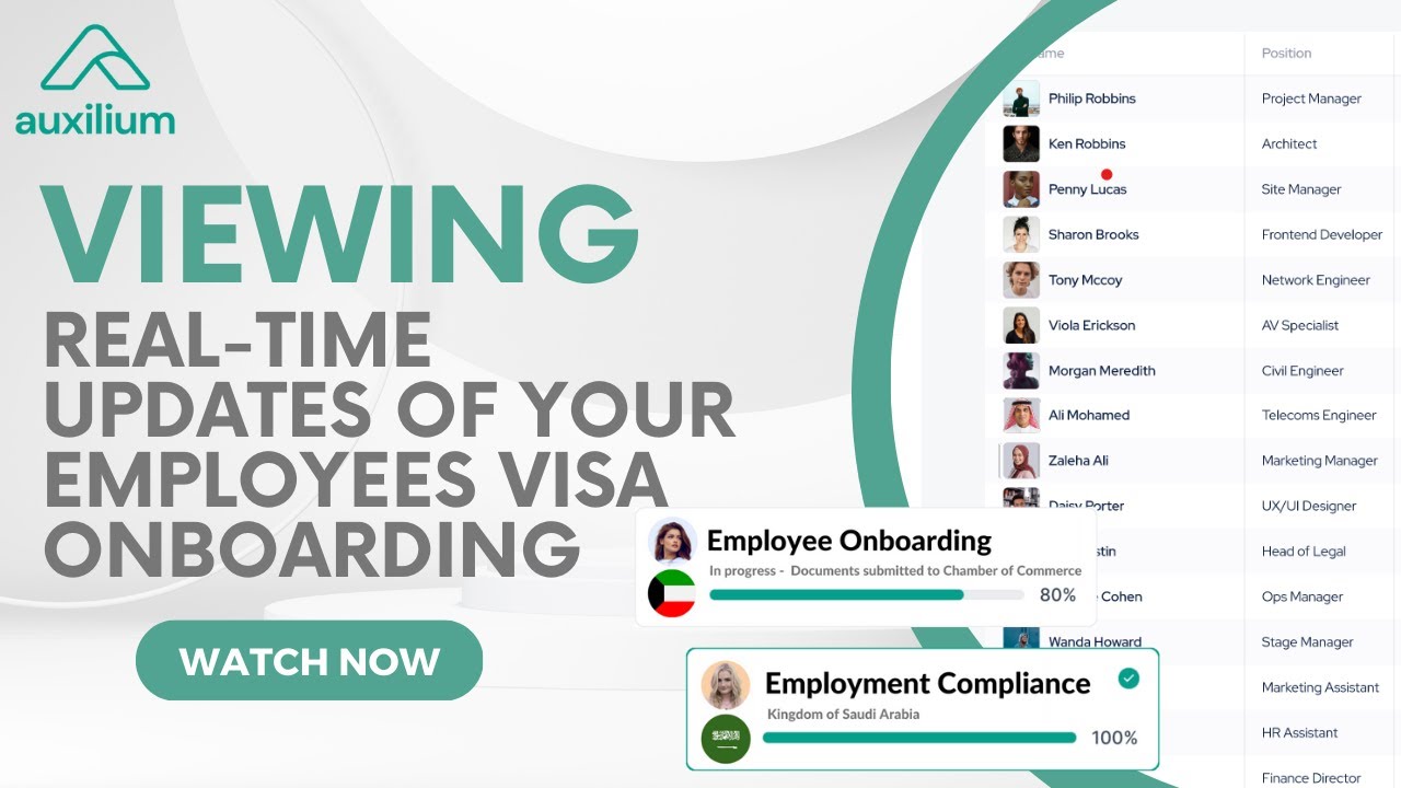 Viewing Real Time Updates Your Employees Visa Onboarding Process - YouTube
