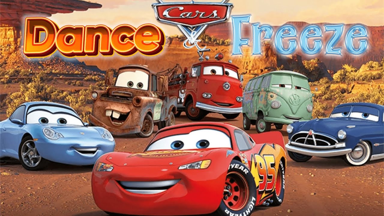 Cars Freeze Dance | Life is a Highway | Cars Dance Party for Kids with ...