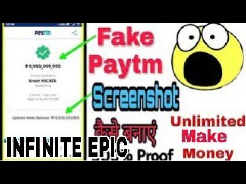 How to Create fake paytm payment screenshot - YouTube