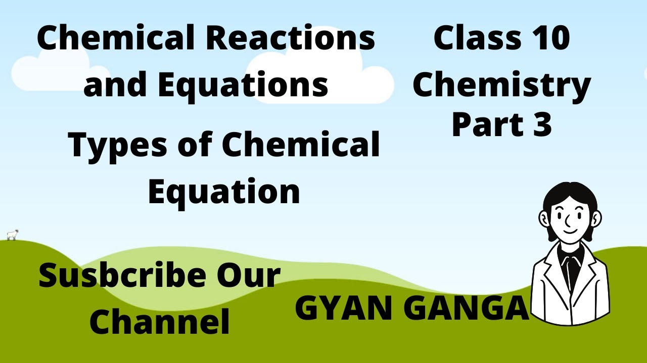 Class 10 chemistry Types of chemical reaction - YouTube