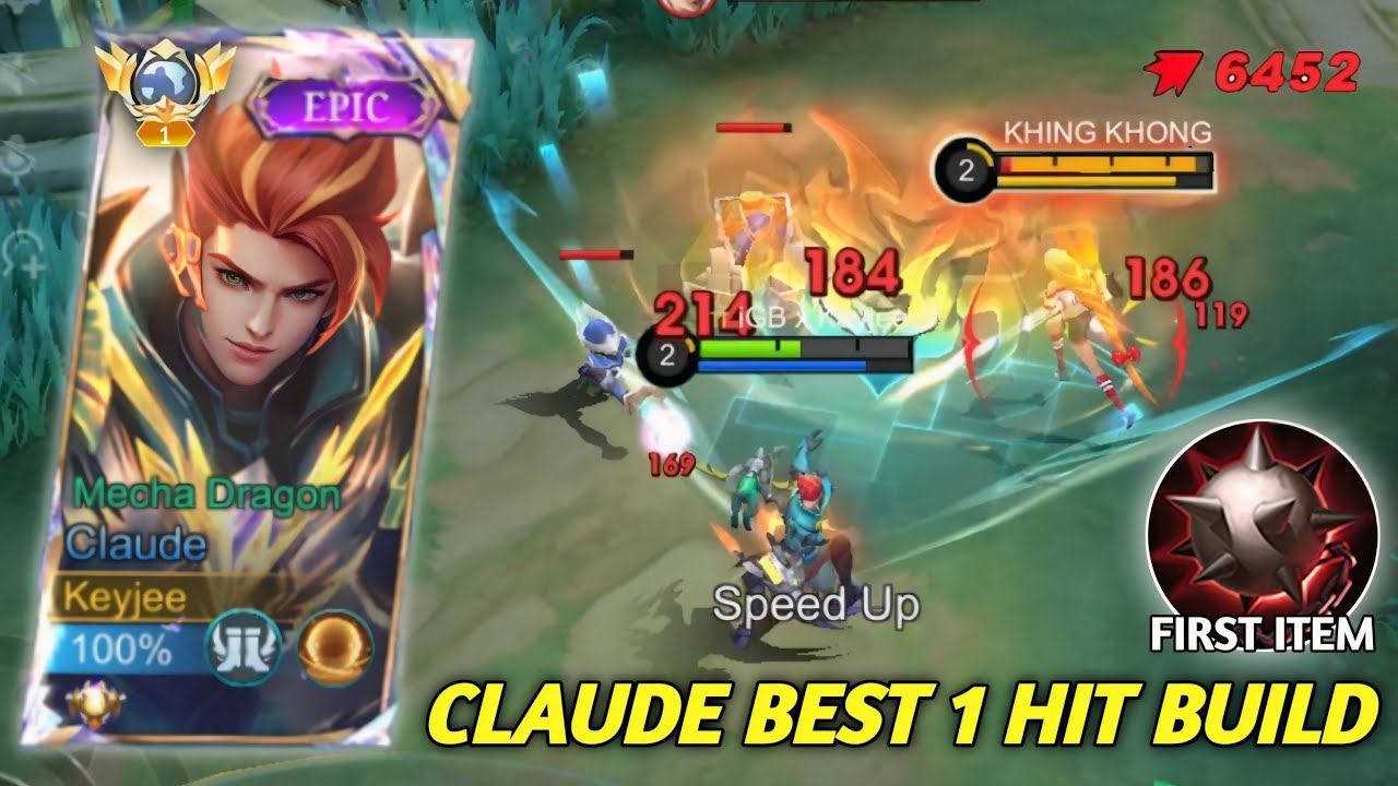 UPDATE!🔥NEW META CLAUDE FIRST ITEM ROGUE METEOR! (must try) | BUILD TOP ...