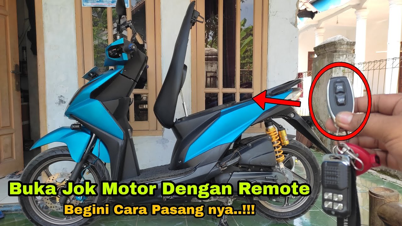 Cara Buka Jok Motor Dengan Remote - Begini Cara Buat nya..!! Modifikasi ...