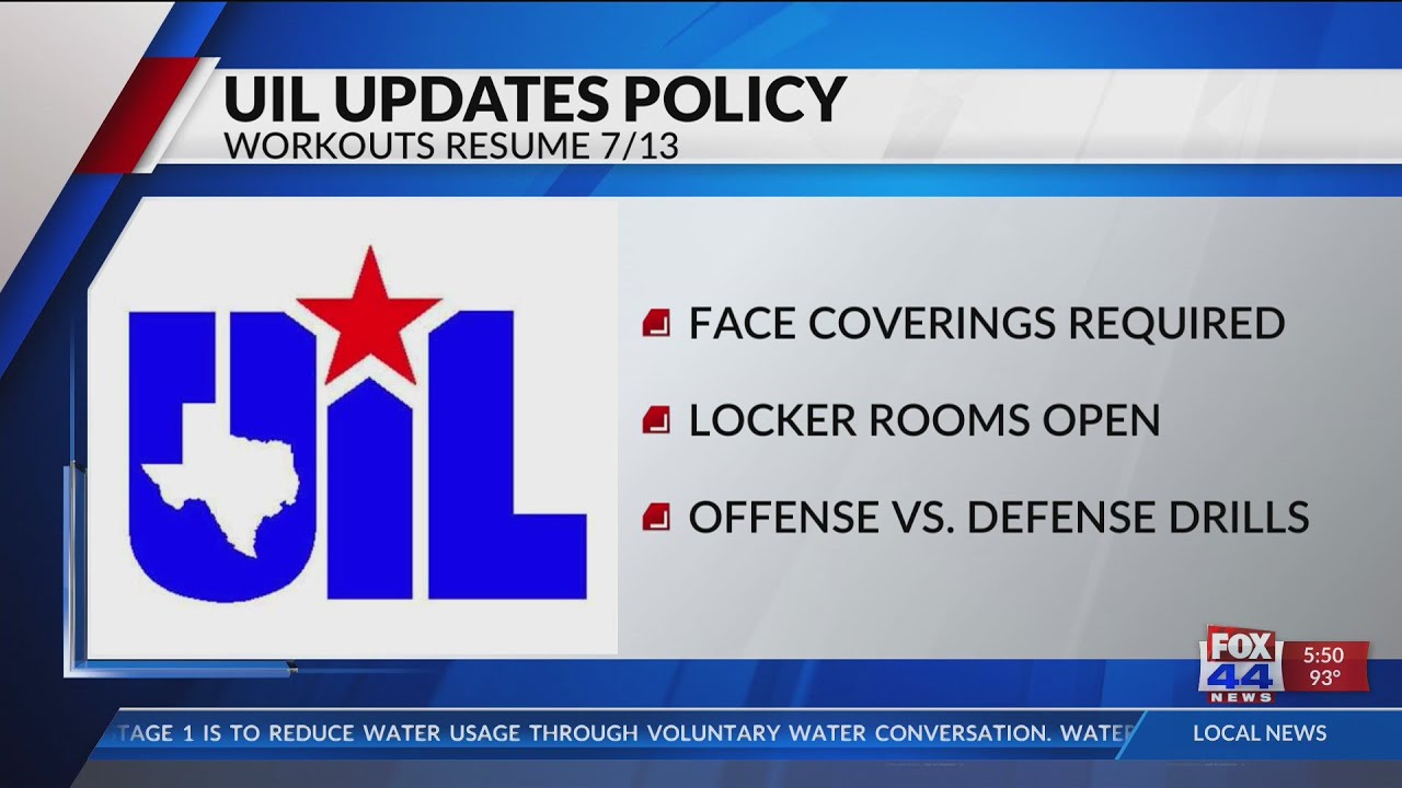 UIL Updates Policy - YouTube