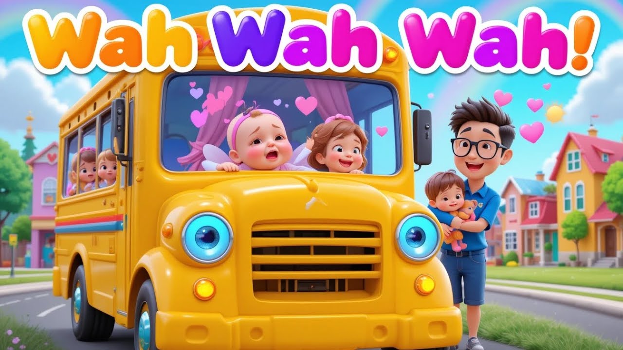 The Wheels on the Bus – Baby Crying, Mommy Shh, Daddy Love | Nursery ...