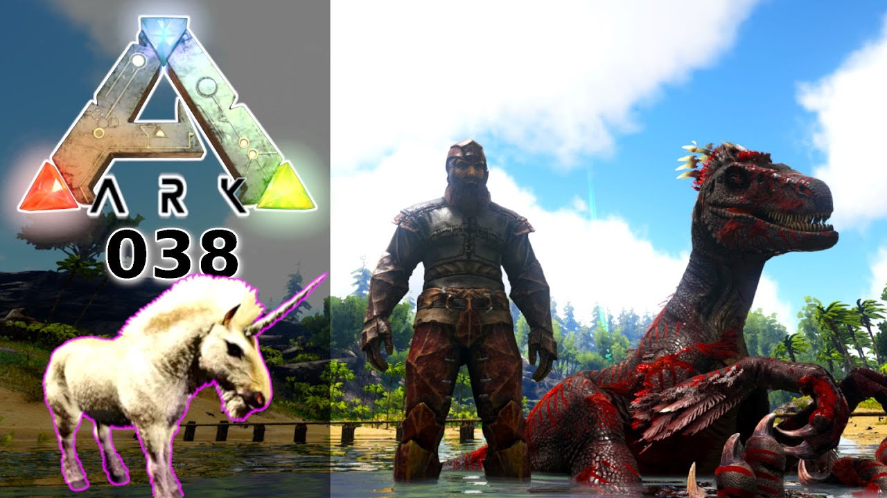 Let's Play Ark #038 | Einhorn: Equus Unicorn SELTENSTER DINO in ARK ...